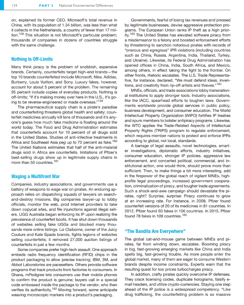 Solved CASE It's a Knockoff World Companies are dogged by | Chegg.com