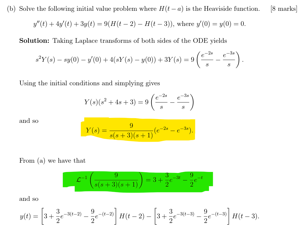 Solved I understand up to the part highlighted in yellow and | Chegg.com