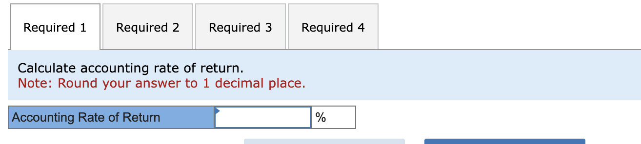 Solved E11-4 (Algo) Calculating Accounting Rate of Return, | Chegg.com