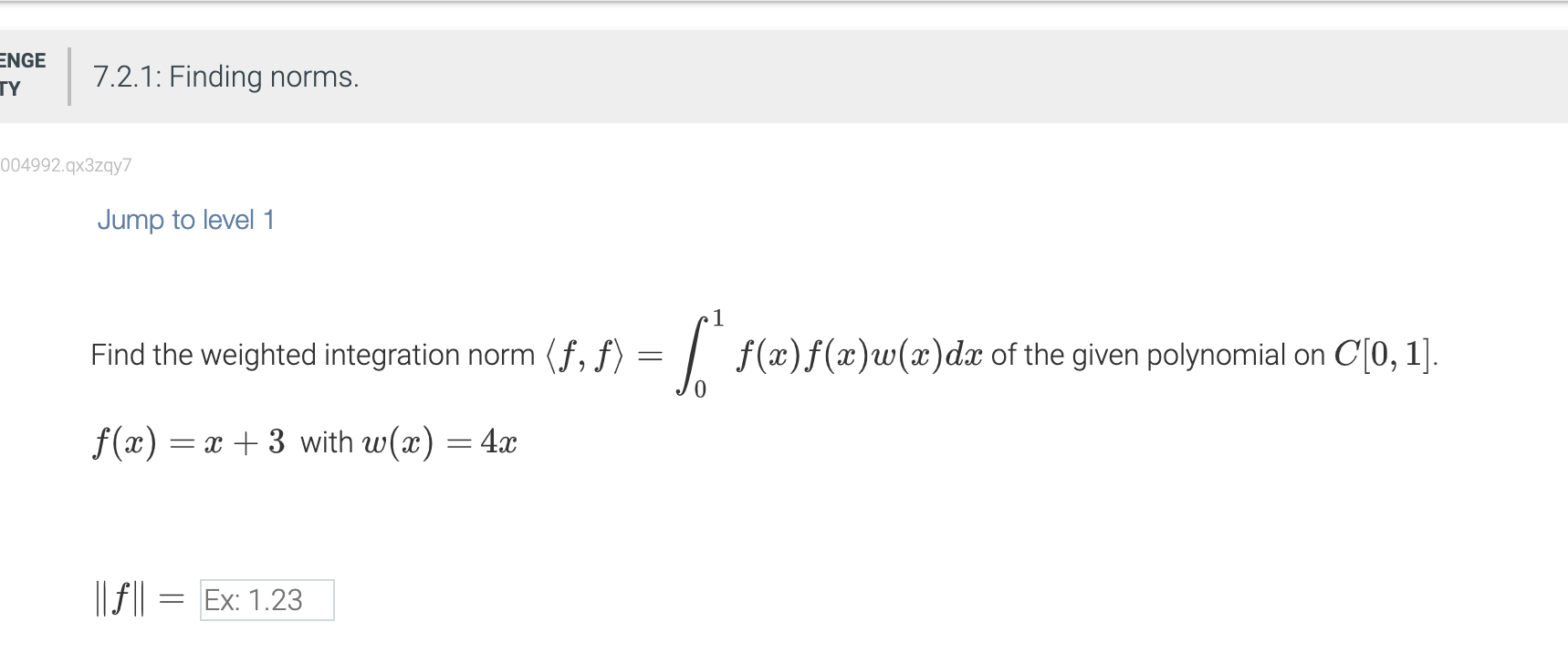 Solved 4992.qx3zqy7 Jump to level 1 Find the weighted | Chegg.com