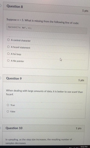 Solved Given the following code, what will be printed to the | Chegg.com
