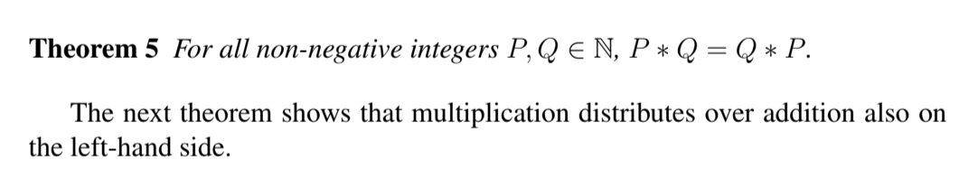 Solved Theorem 5 For all non-negative integers P, Q EN, P* Q | Chegg.com