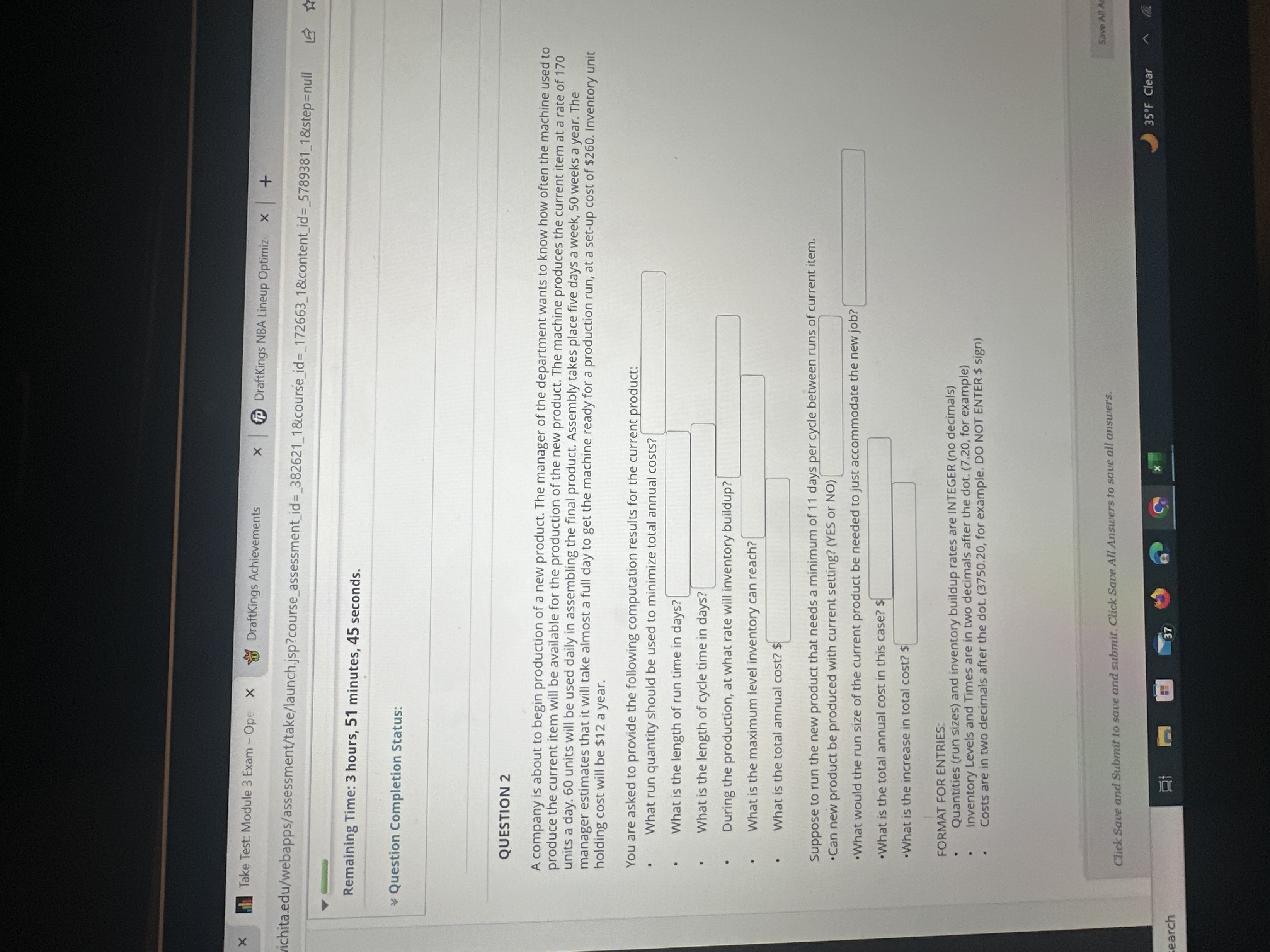 Solved QUESTION 2A company is about to begin production of a | Chegg.com