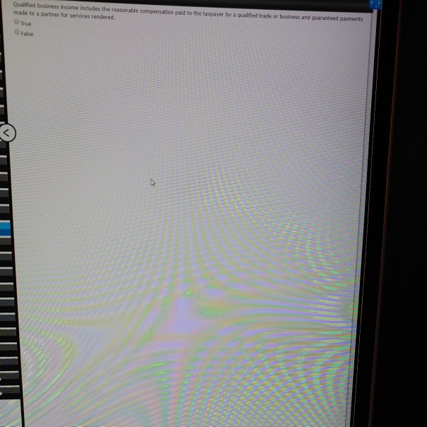 Solved Qualified business income includes the reasonable | Chegg.com