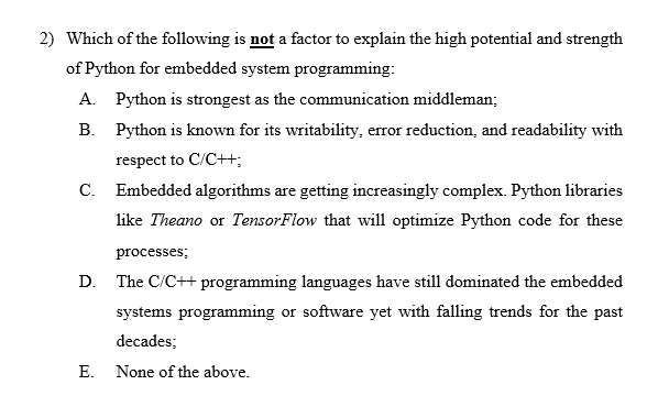 Solved 2) Which of the following is not a factor to explain | Chegg.com