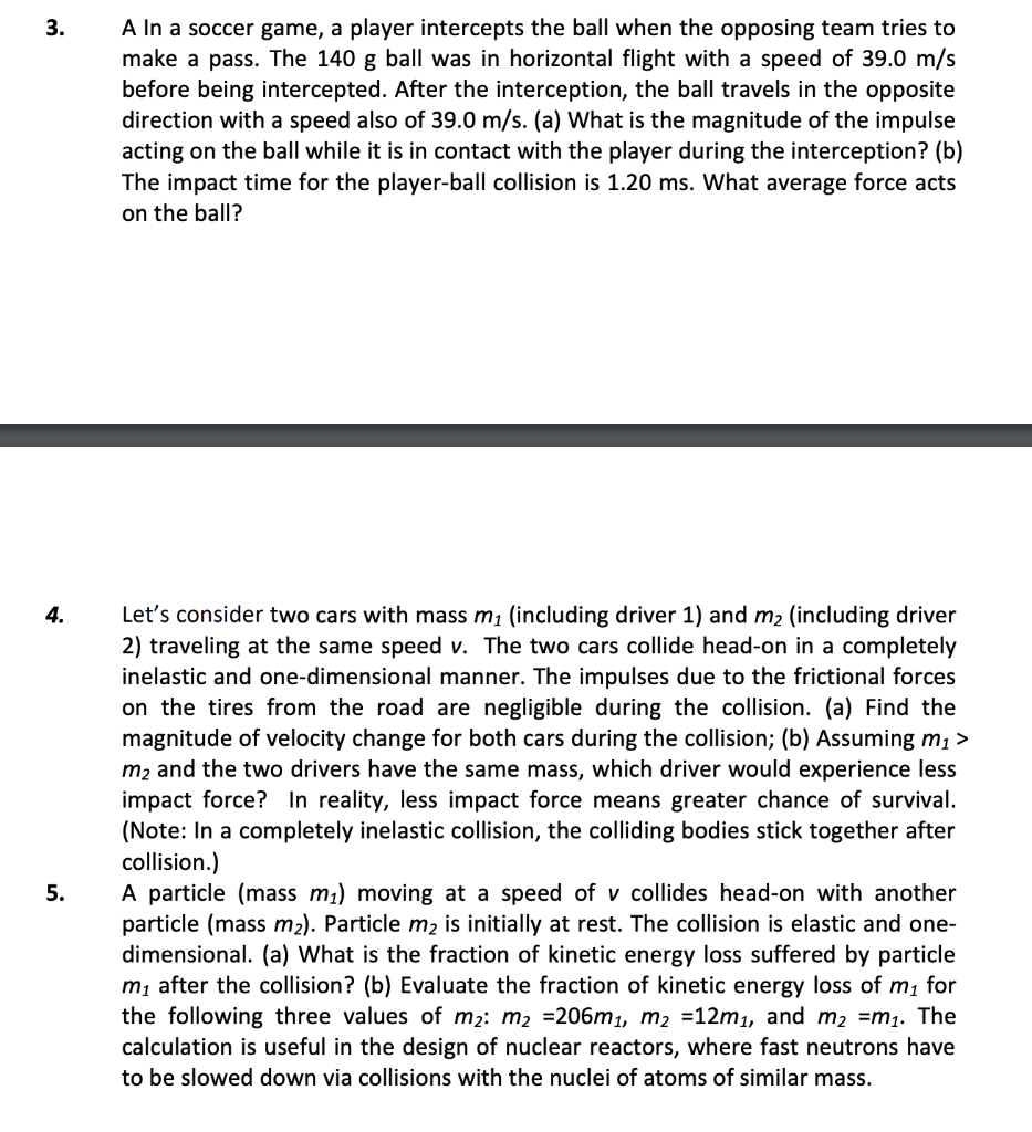 Solved A In a soccer game, a player intercepts the ball when | Chegg.com