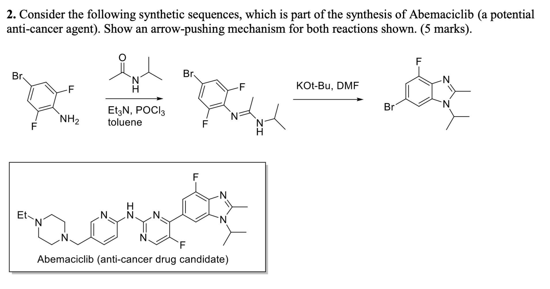 Solved 2. Consider the following synthetic sequences, which | Chegg.com