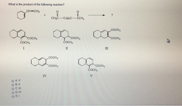 Solved What is the product of the following reaction? CH | Chegg.com
