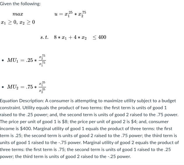 Solved 1. How many units of consumption of good 1 | Chegg.com