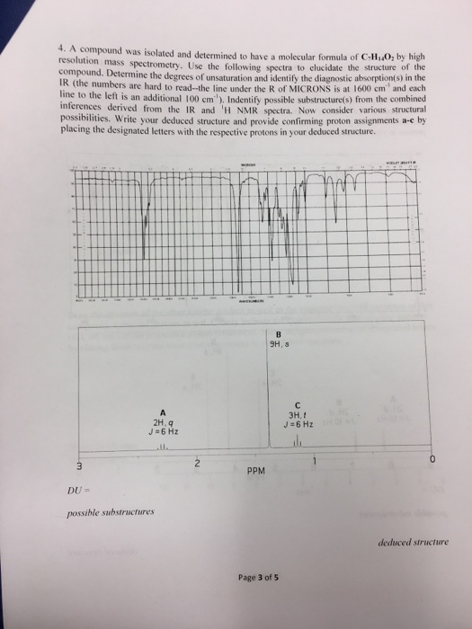 Solved 1. Provide the following A. The major fragmentation | Chegg.com