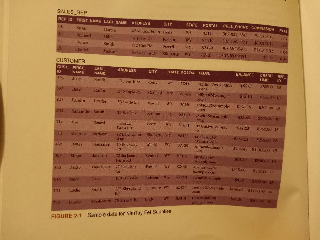 Solved 4. Run the script file for the KimTay Pet Supplies | Chegg.com