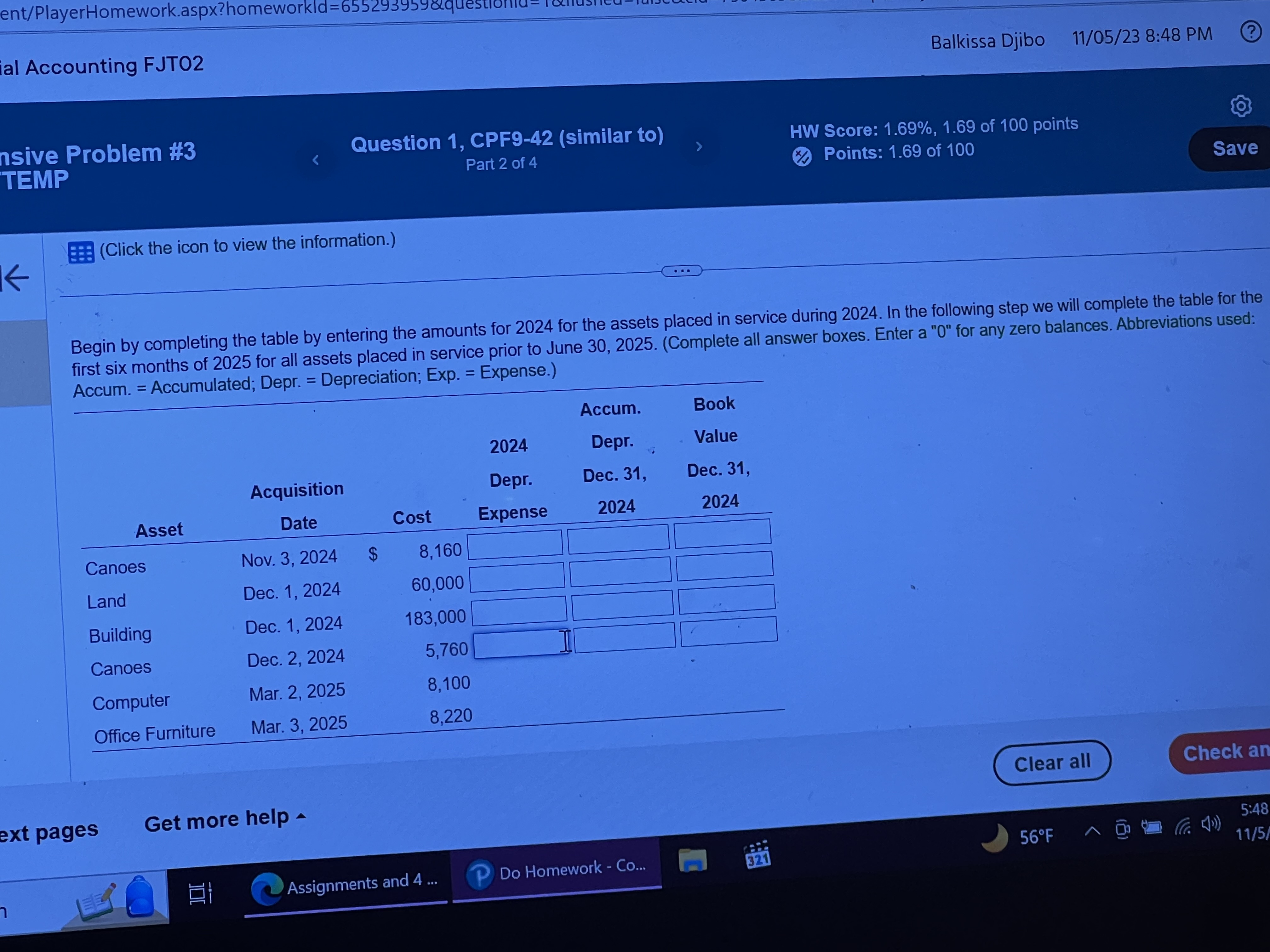 Solved Data table - SL= Straight-line ;DDB= | Chegg.com
