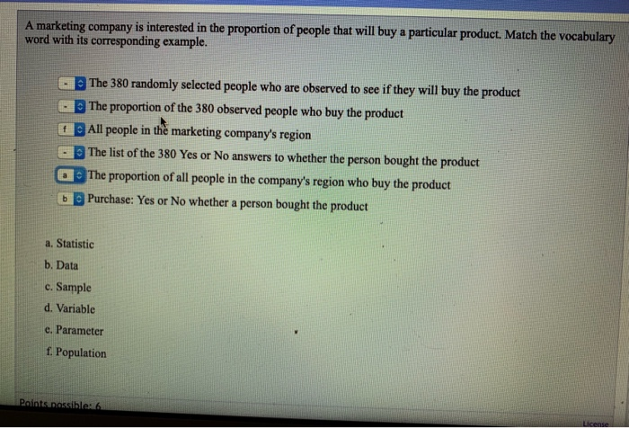 Solved A marketing company is interested in the proportion | Chegg.com