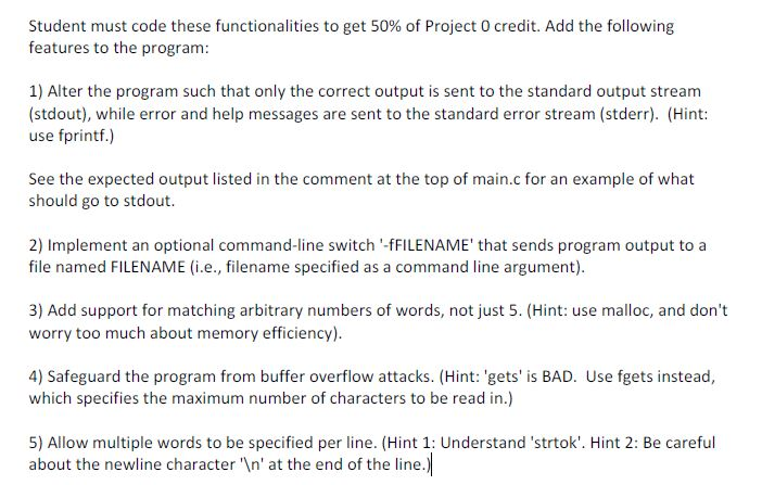 Debugging in C. Can you add the following | Chegg.com