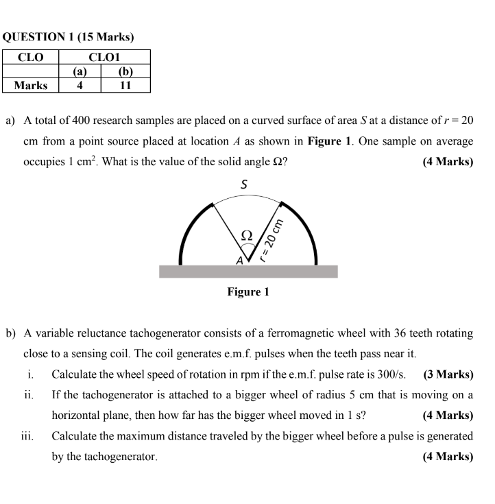 Solved QUESTION 1 (15 Marks) CLO CLO1 (a) Marks 4 11 (b) a) | Chegg.com Solved QUESTION 1 (15 Marks) CLO CLO1 (a) Marks 4 11 (b) a) | Chegg.com