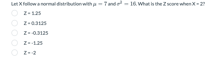 Solved Let X follow a normal distribution with μ=7 and | Chegg.com