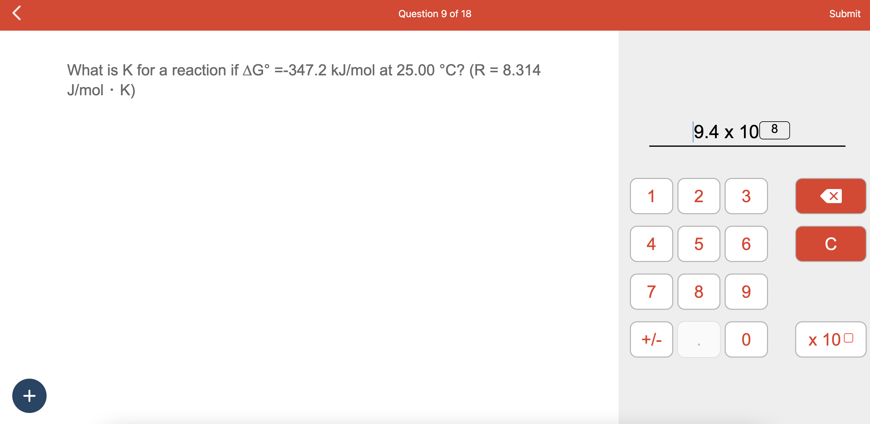 Solved What is K for a reaction if ΔG∘=−347.2 kJ/mol at | Chegg.com