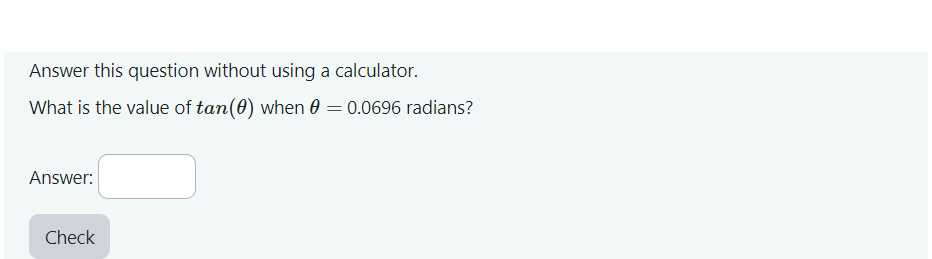 Solved Answer this question without using a calculator. What | Chegg.com
