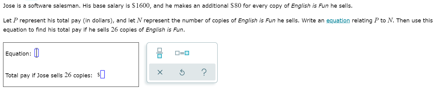Solved Jose is a software salesman. His base salary is | Chegg.com