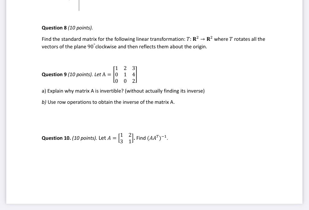 Solved Question 1 (10 points). Use the following algorithm | Chegg.com