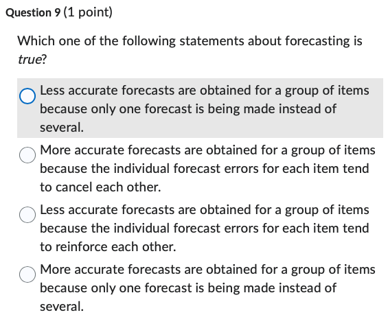 Solved Which one of the following statements about | Chegg.com