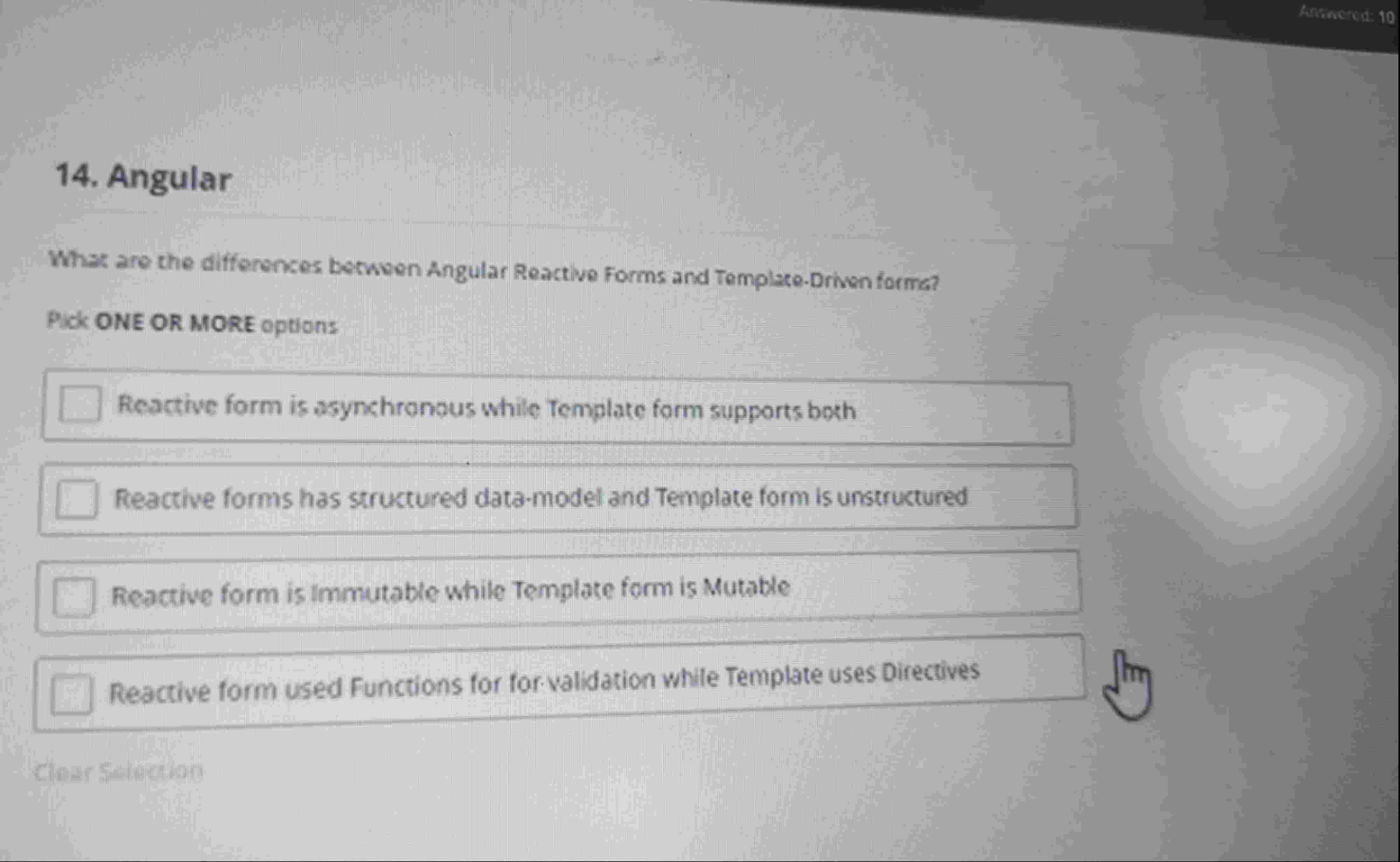 Solved Angularwhat Are The Differences Betwven Angular