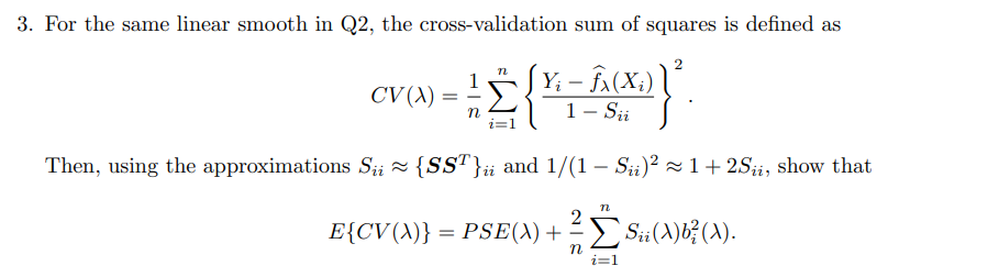 3. For the same linear smooth in Q2, the | Chegg.com