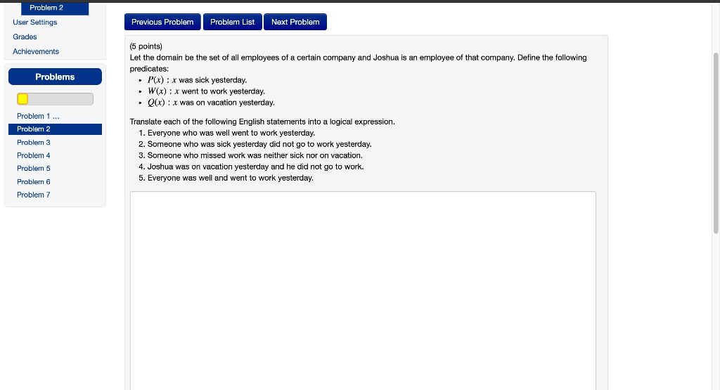 Solved Previous Problem Problem List Next Problem Problem 2 | Chegg.com
