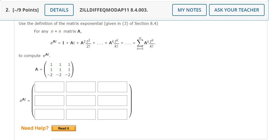 Solved /9 Points] ZILLDIFFEQMODAP11 8.4.003. Use the | Chegg.com