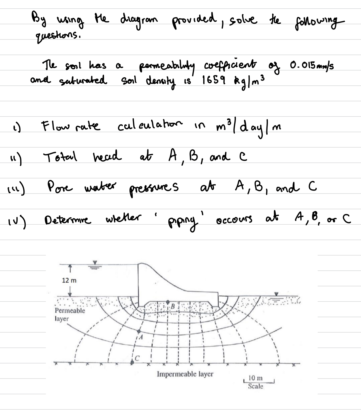 Solved By using He diagran provided, solve the following | Chegg.com