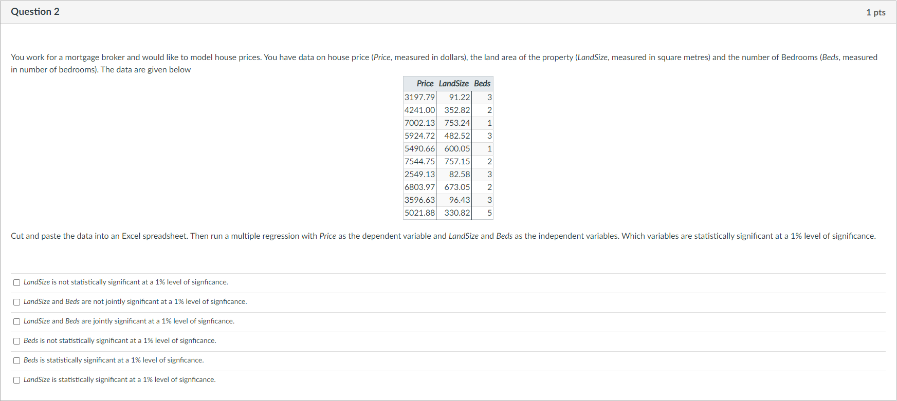 Solved You work for a mortgage broker and would like to | Chegg.com