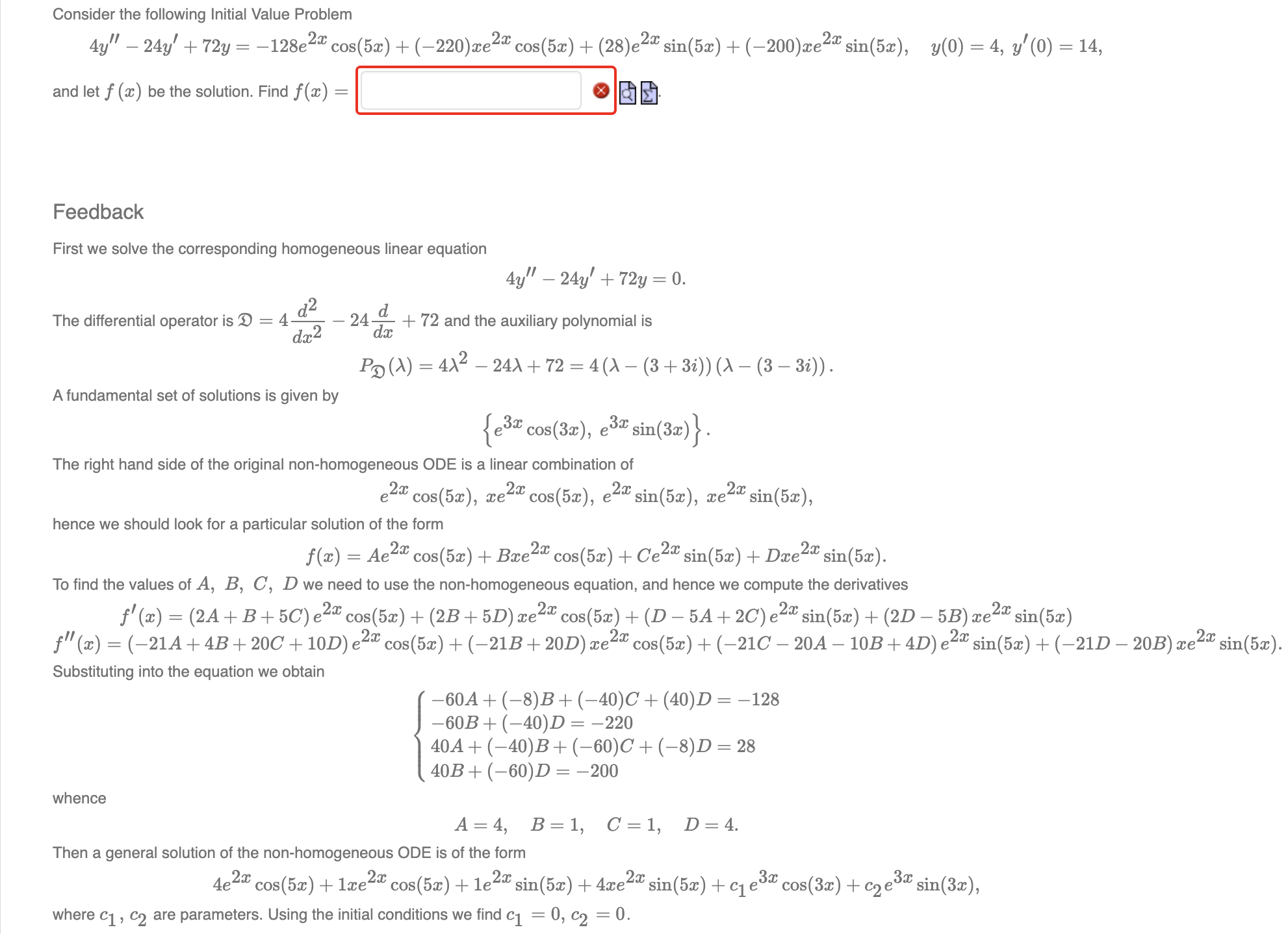 Solved The part of the feedback I don't understand is how | Chegg.com