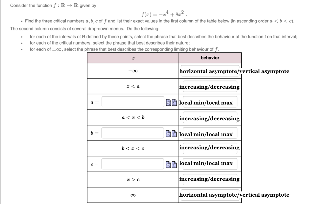 Solved Please provide a fully completed chart. It would be | Chegg.com