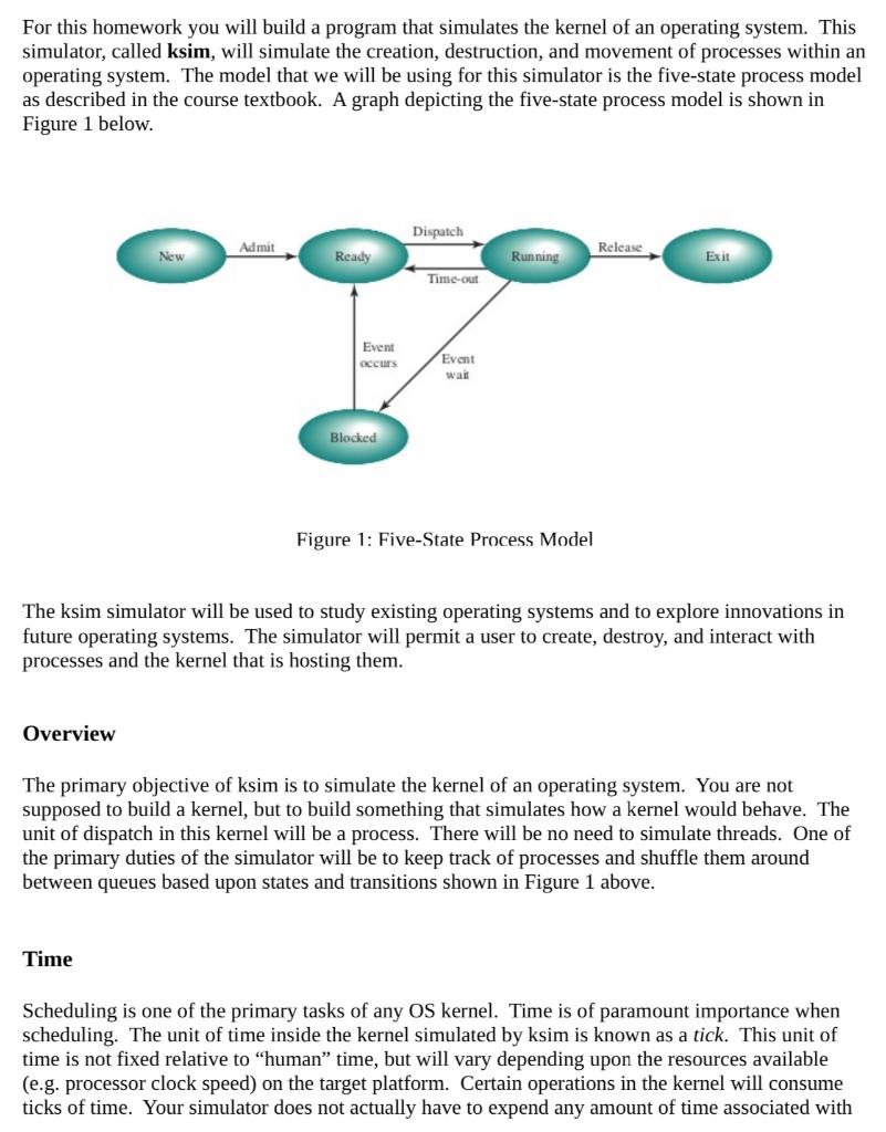 Solved For this homework you will build a program that | Chegg.com