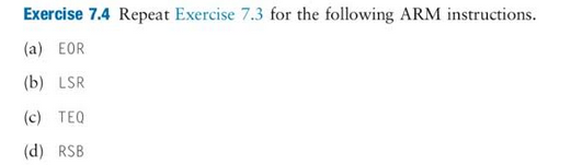 Exercise 7.3 Modify the single-cycle ARM processor to | Chegg.com