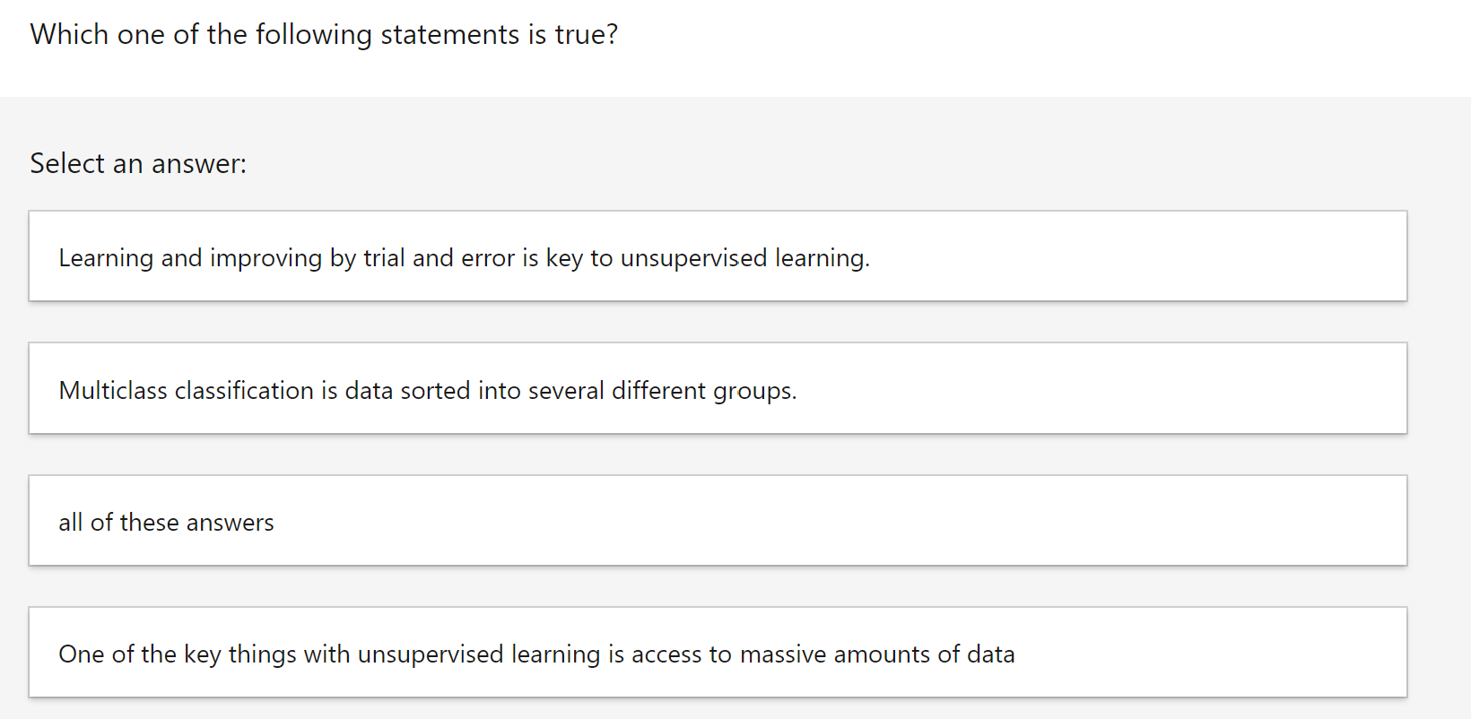Solved Which one of the following statements is true? Select | Chegg.com
