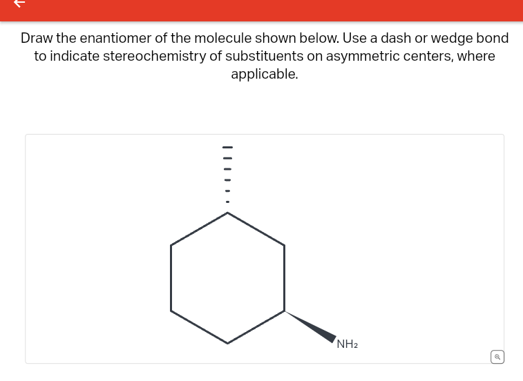 Solved Draw the enantiomer of the molecule shown below. Use | Chegg.com
