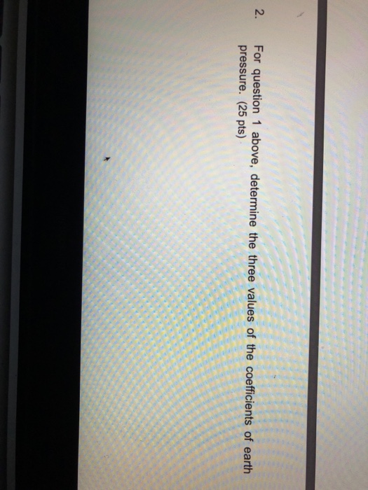 Solved Name: 1. A clay sample that was obtained from a depth | Chegg.com