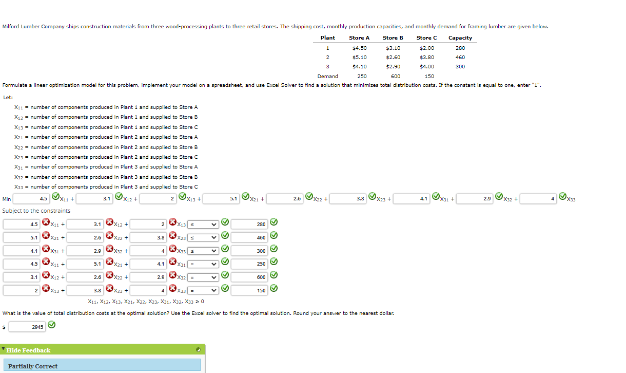 Solved Why am I getting the subject constraint wrong | Chegg.com
