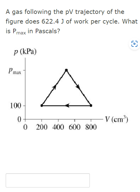 Solved A gas following the pV trajectory of thefigure does | Chegg.com