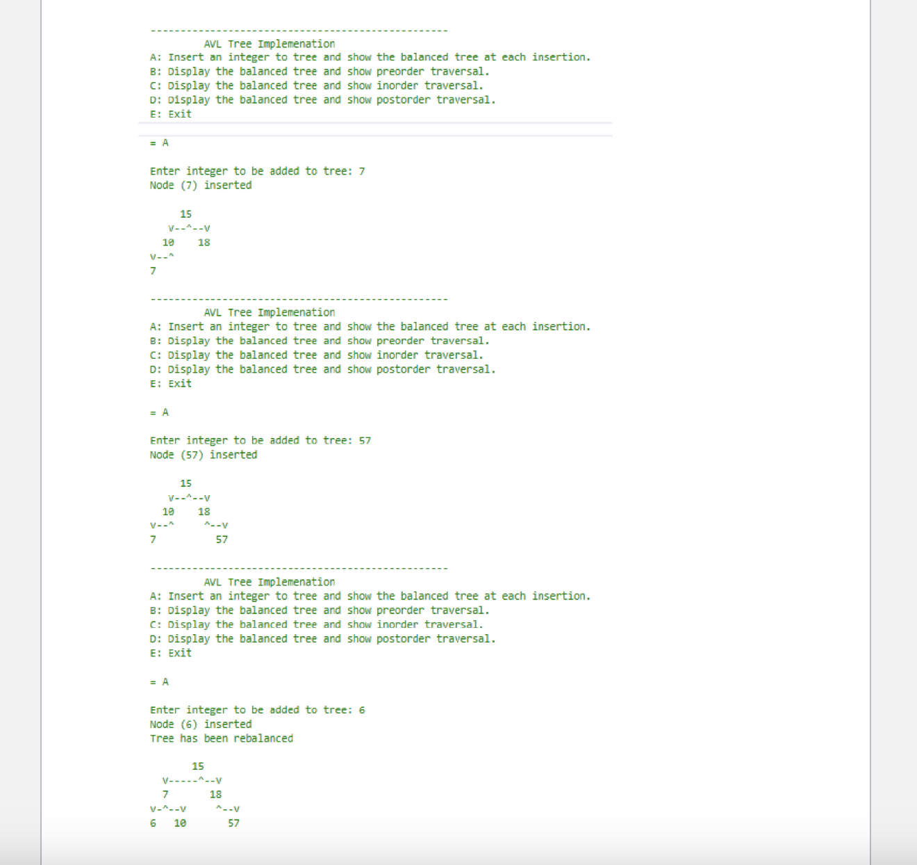 Solved C++ ﻿PLEASE!Objectives: AVL Tree ImplementationWrite | Chegg.com