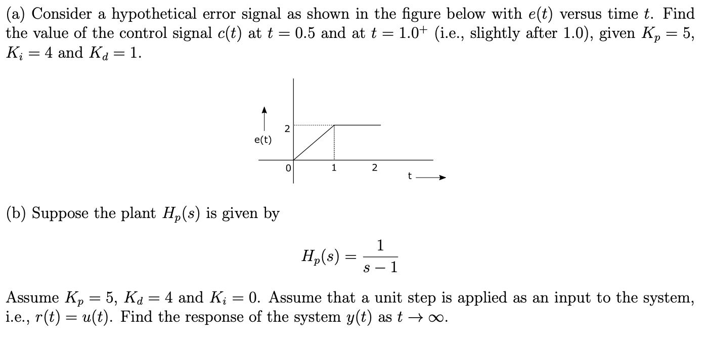 Solved 7. Consider a linear feedback control system as shown | Chegg.com