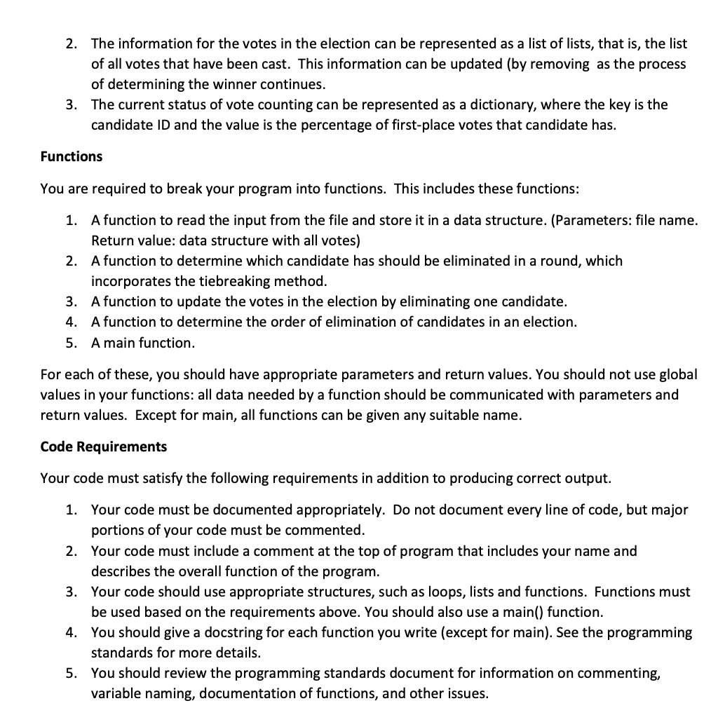 Solved Solve Using Python Overview Write A Program Using