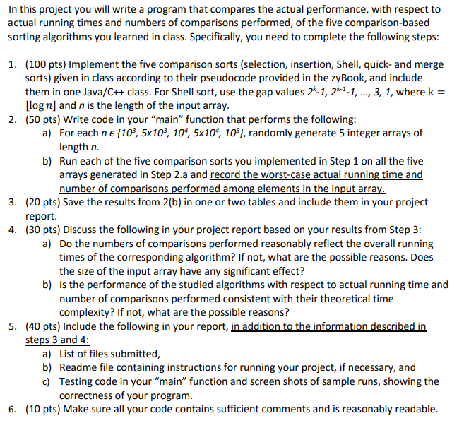 In this project you will write a program that | Chegg.com