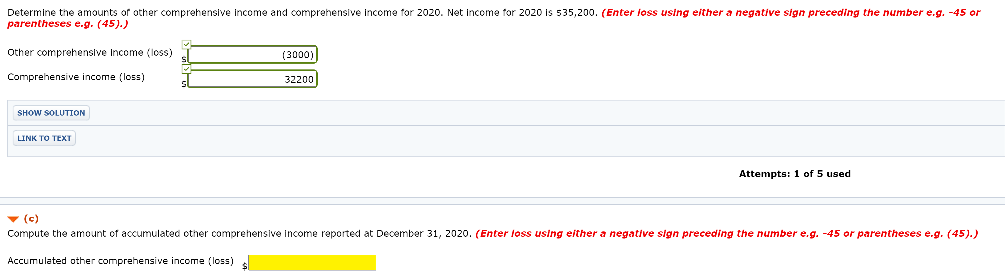 Solved Exercise 20-09 (Part Level Submission) Sarasota | Chegg.com