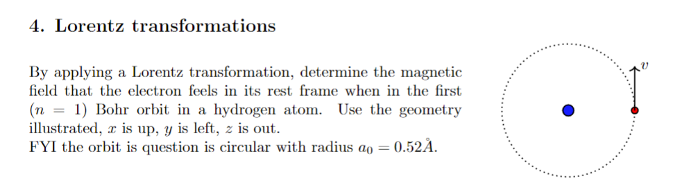 Solved 4. Lorentz transformations By applying a Lorentz | Chegg.com