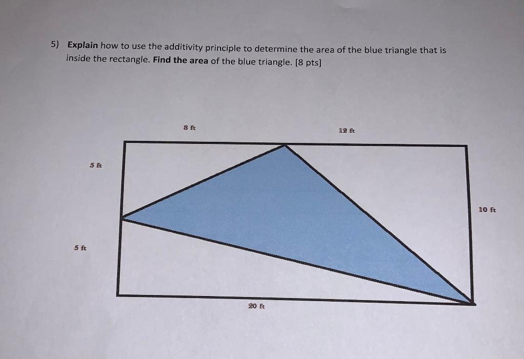 Solved 5) Explain how to use the additivity principle to | Chegg.com