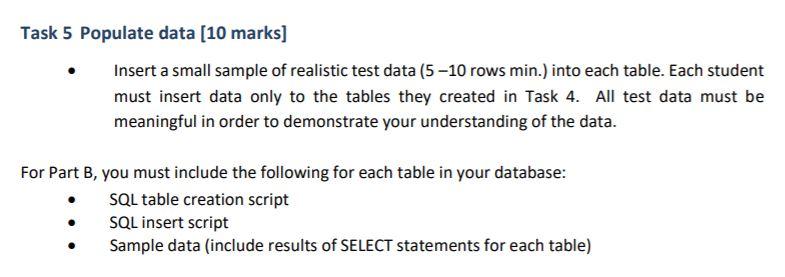 Solved Task 3 Transform the conceptual ENTITY RELATIONAL | Chegg.com