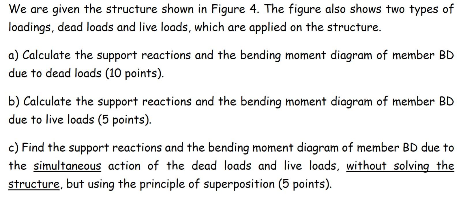 Solved We are given the structure shown in Figure 4 . The | Chegg.com
