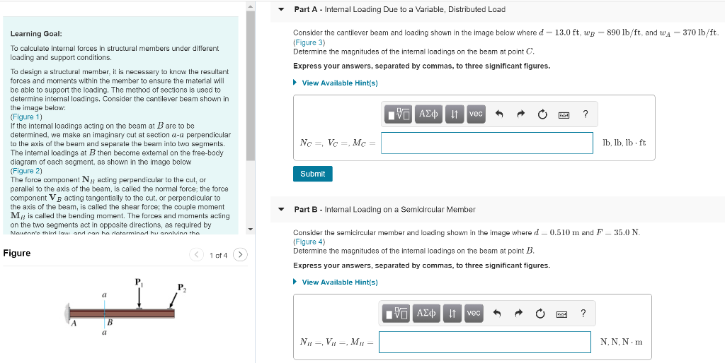 Solved 4 of 4 Figure B d 30° A 5 3 F > 3 of 4 Figure WB WA | Chegg.com